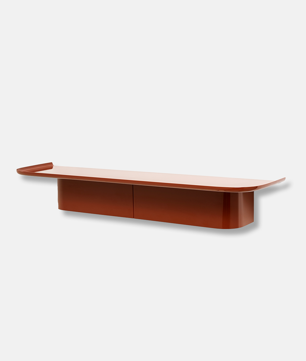 HAY Korpus Shelf L - Brick Red - Arkitektens Butik